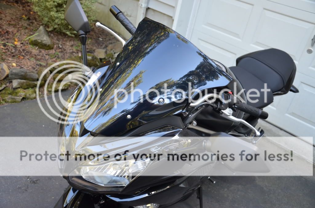 DIY Black out windscreen on 2012 650 | RiderForums.com - Kawasaki ...