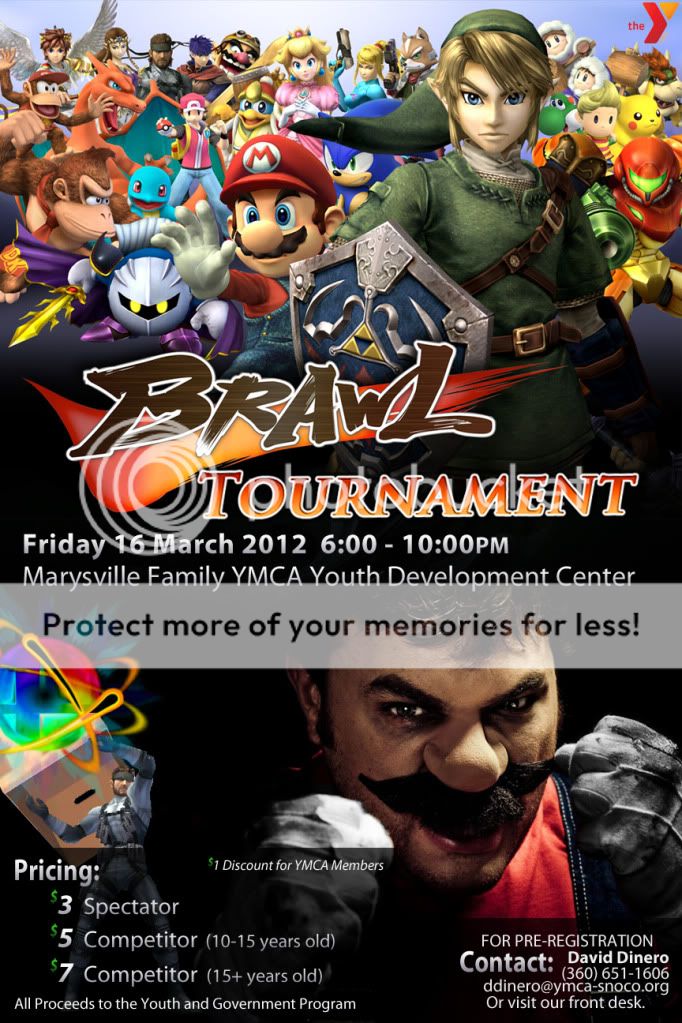 Super Smash Bros. Brawl Tournament at local YMCA, Marysville, WA ...
