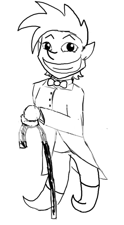 Crazy Imp Guy – Nutty Scribbles